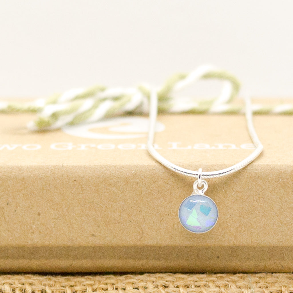 Small Circle Necklace – Two Green Lane